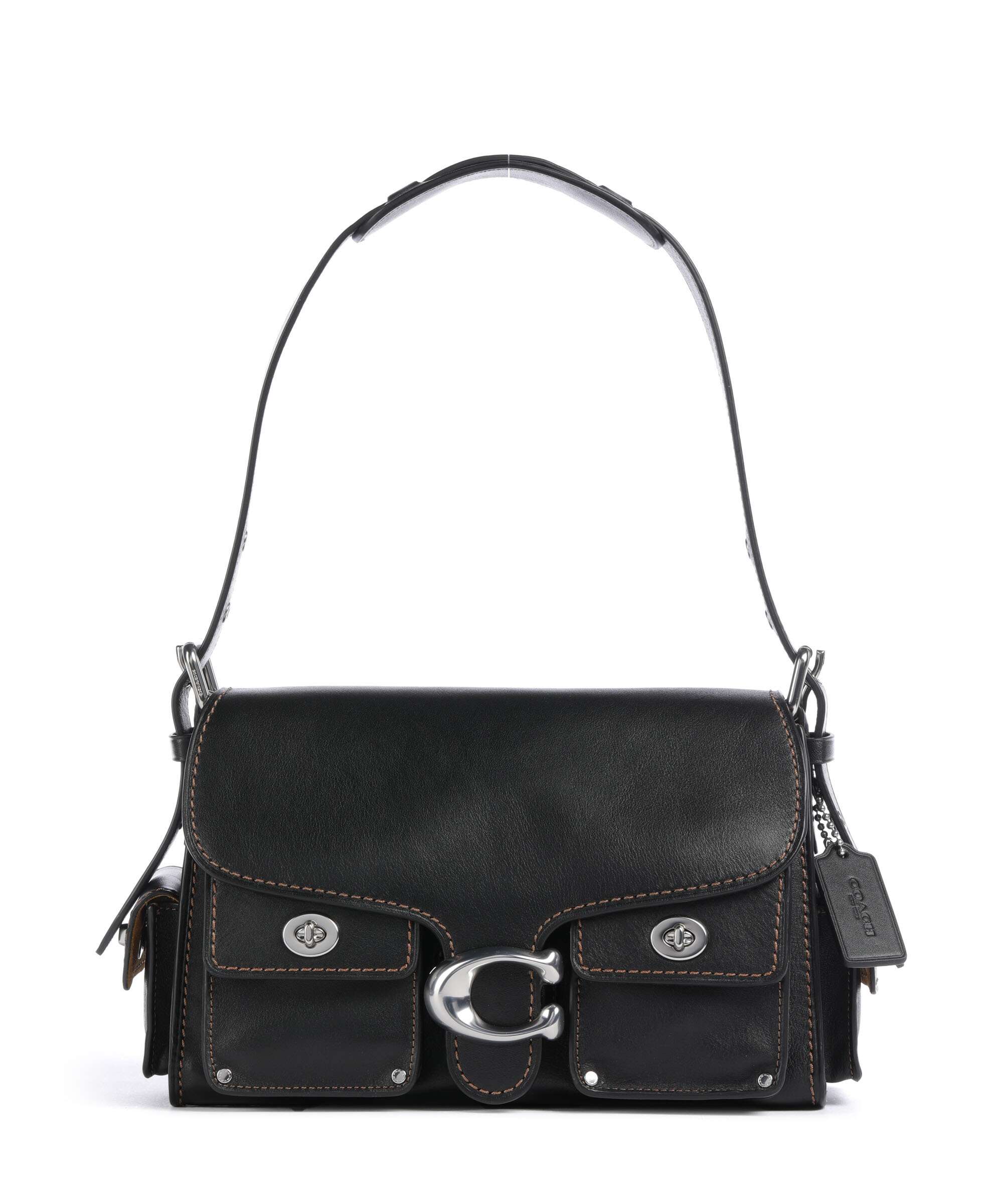 Coach Tabby Cargo Bolso de hombro cuero de vaca de grano fino black ...