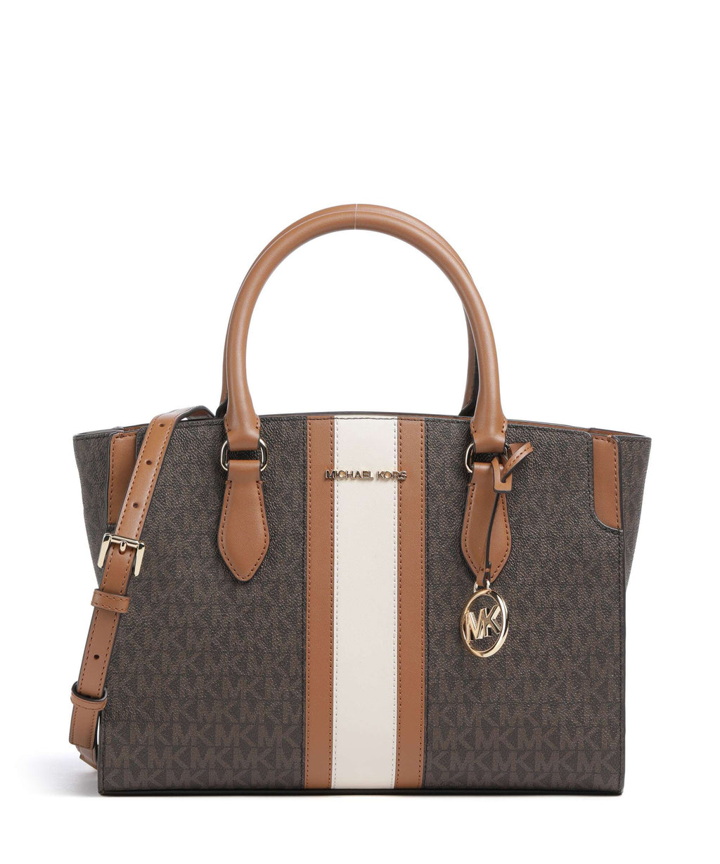 Michael Kors Becca Medium Bolso de mano sintética brown/acorn - 30R6GQ6S2B-252 – WARDOW