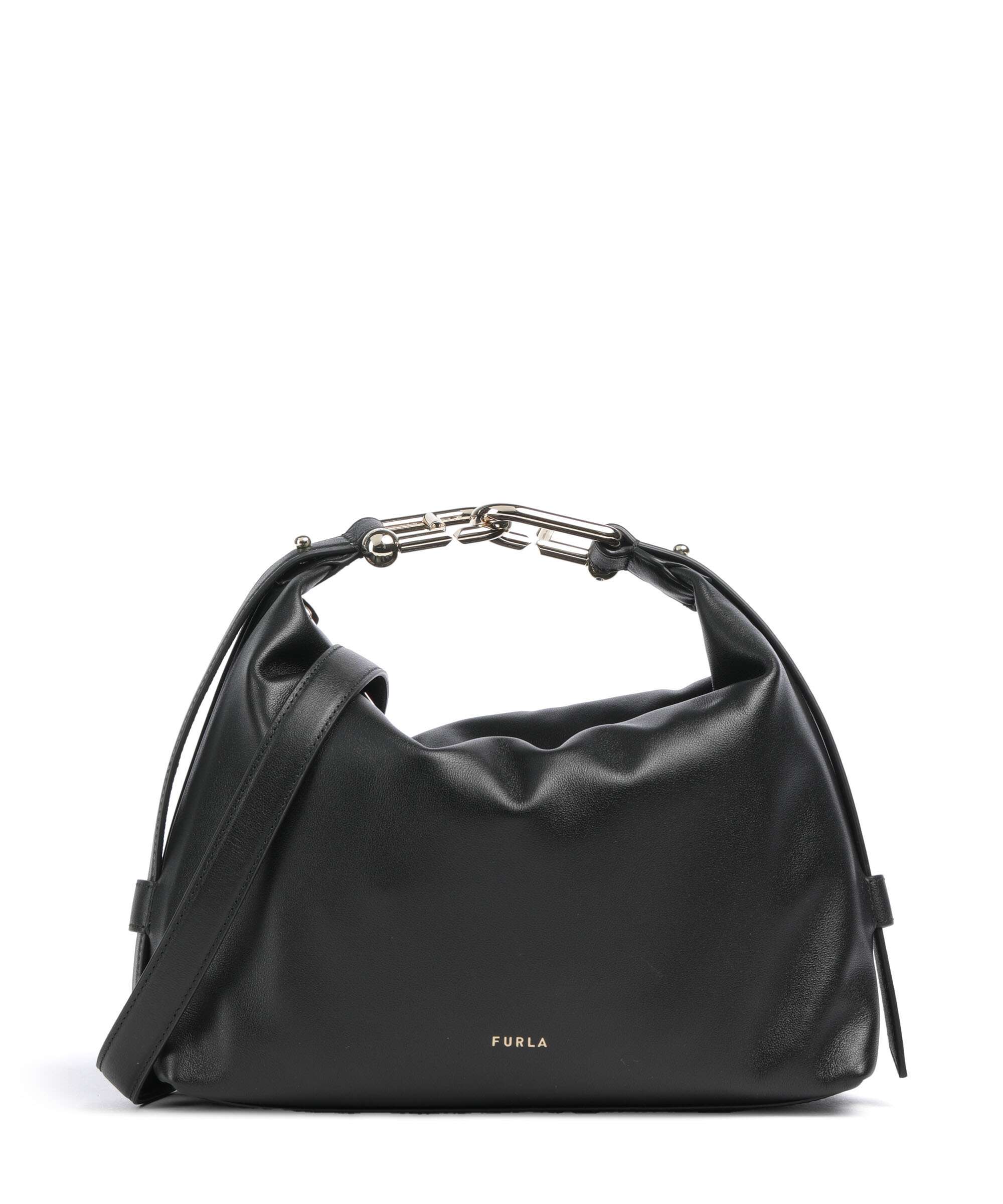 Furla Tonie M Bolso de hobo cuero de grano fino nero - WB01866-BX2045 ...